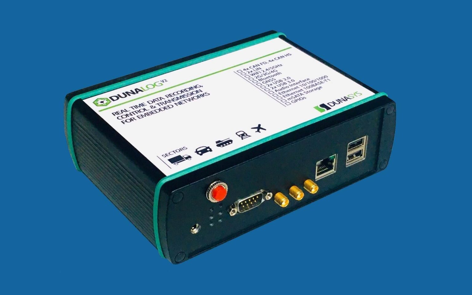 Data logger - Remote monitoring & control DUNADIAG-2 / E-CAR